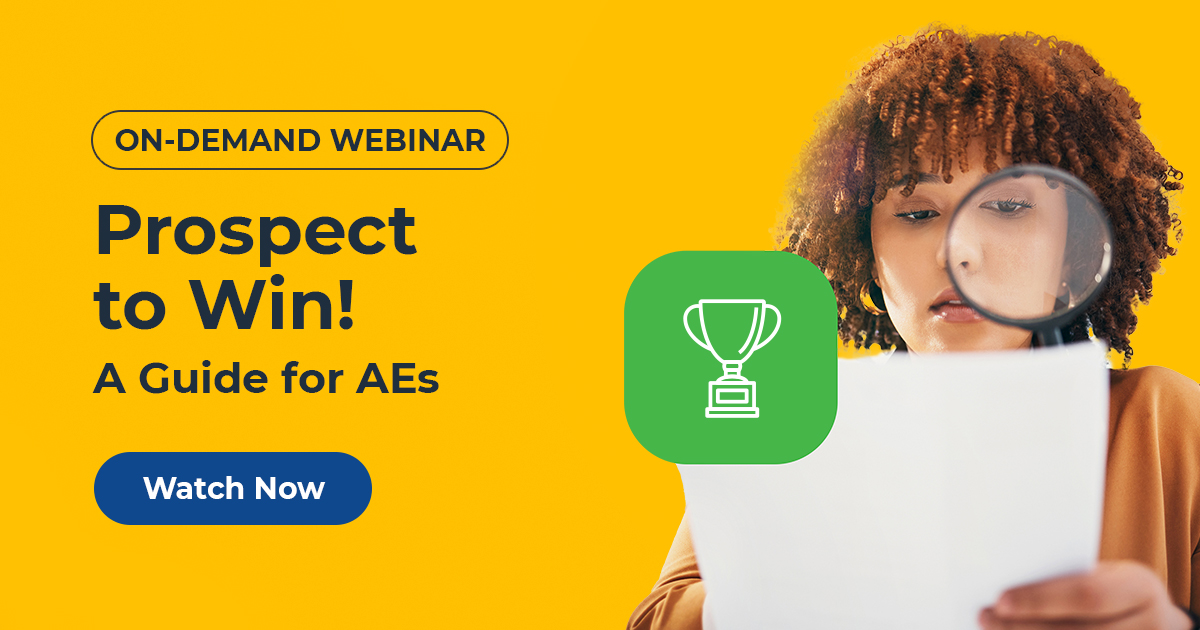 Watch Prospect to Win: A Guide for AEs Webinar | Aspire
